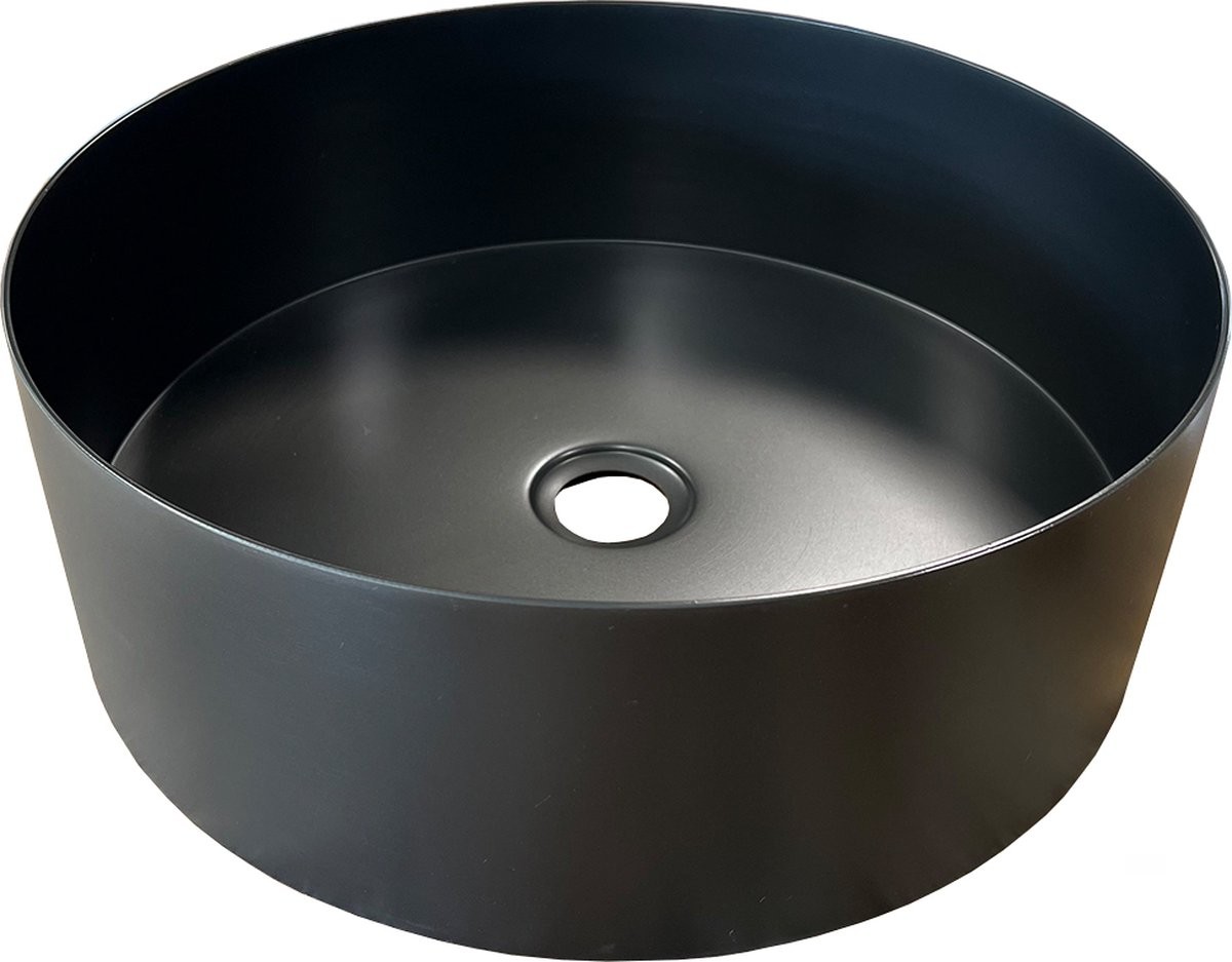 RVS wasbak, Rond - 40cm - Gunmetal Grey | Mawialux - Mawialux